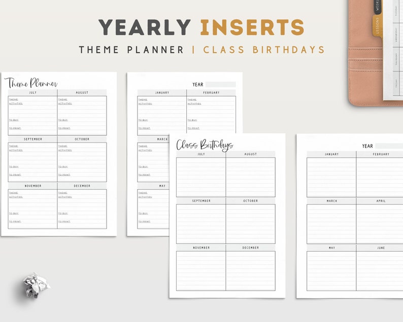 Printable Teacher Planner 2022 2023 Academic Planner - Etsy Canada