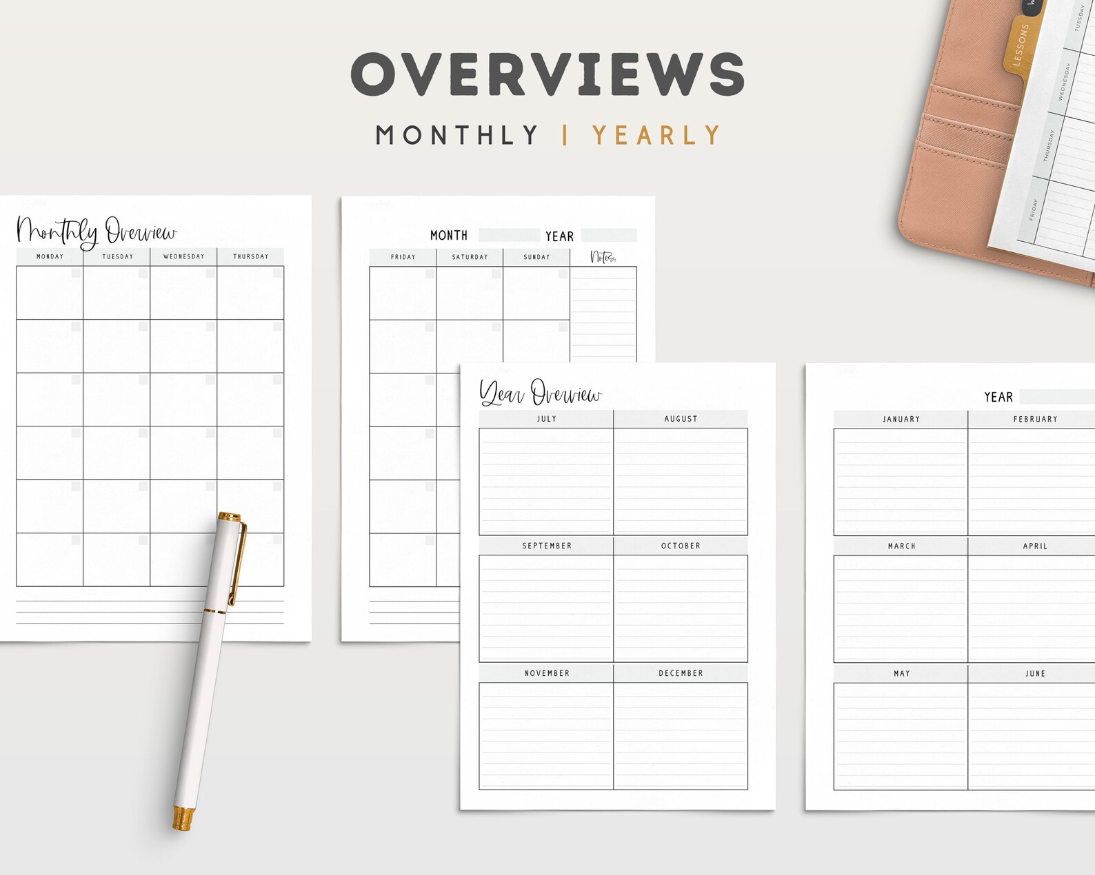 Printable Teacher Planner 2022 2023 Academic Planner - Etsy Canada