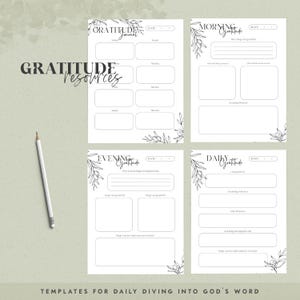Comprehensive Bible Study Journal Printable Bundle | 20+ Inserts for ...