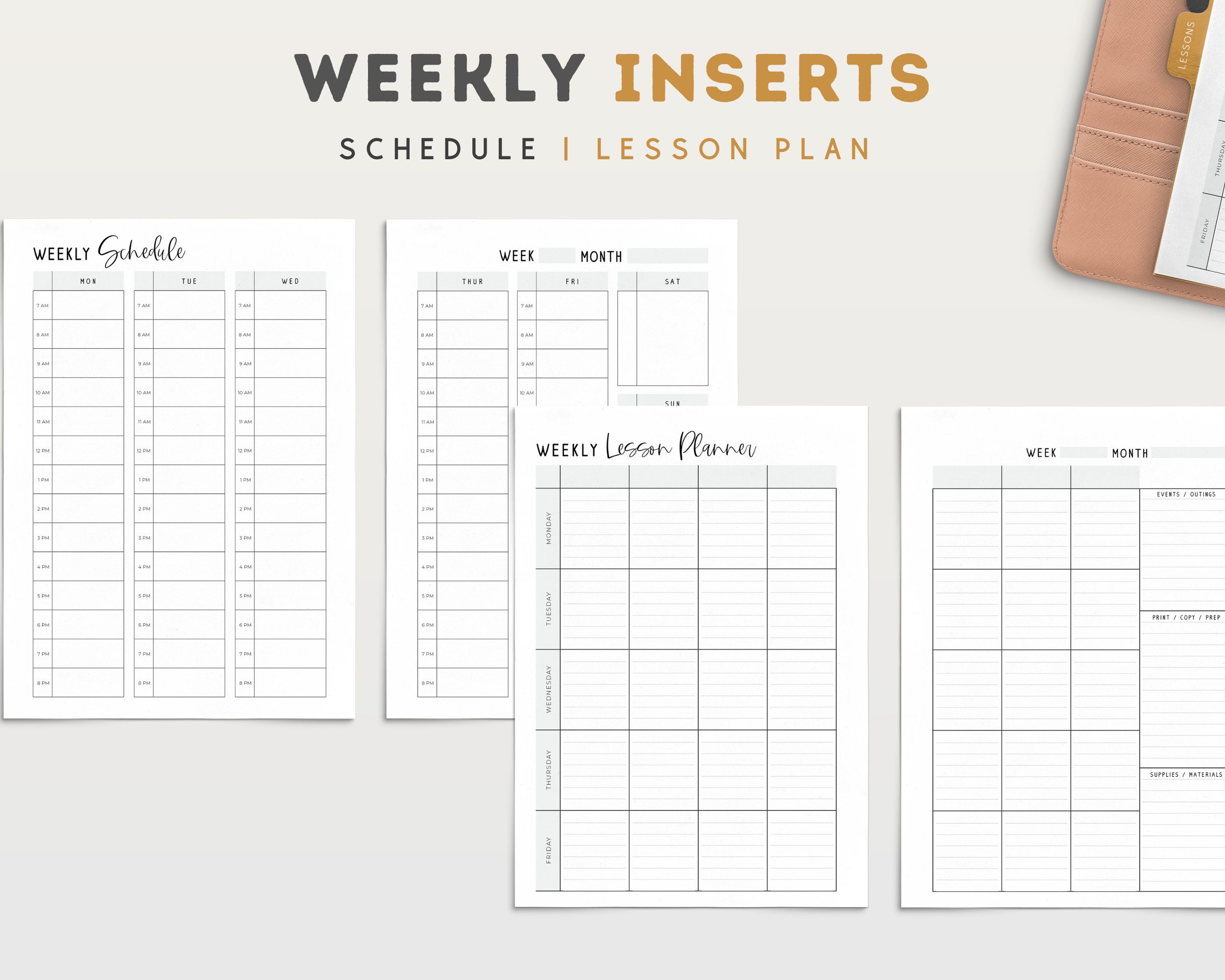 Printable Teacher Planner 2022 2023 Academic Planner - Etsy Canada