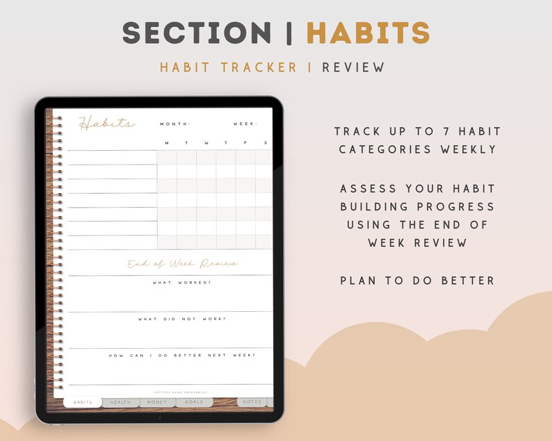 Boho Digital Life Planner for iPad Pro | Android | Goodnotes ...