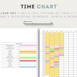 Baby Care Planner | Nanny Binder | Baby Tracker | Baby Care Log ...