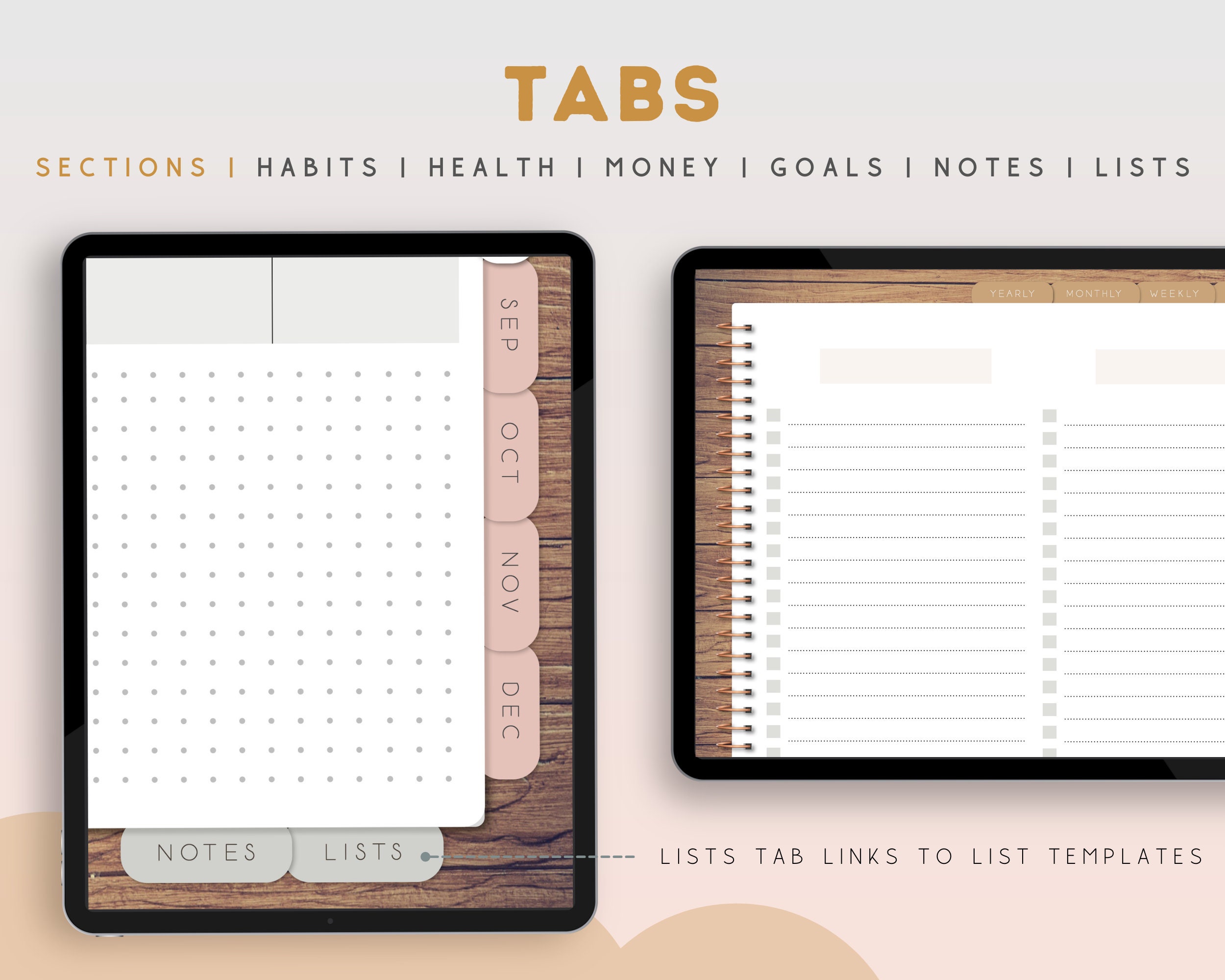 Boho Digital Life Planner for iPad Pro | Android | Goodnotes ...