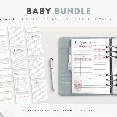 Daily Baby Log Printable Newborn Tracker Daily Planner Baby - Etsy ...