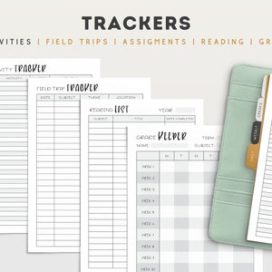 Printable Homeschool Planner Bundle | Moms & Kids | Lesson Planning ...