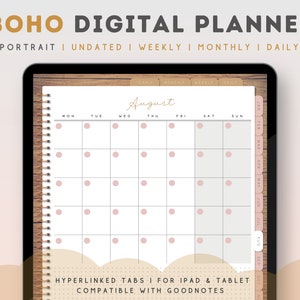 Boho Digital Life Planner for iPad Pro | Android | Goodnotes ...