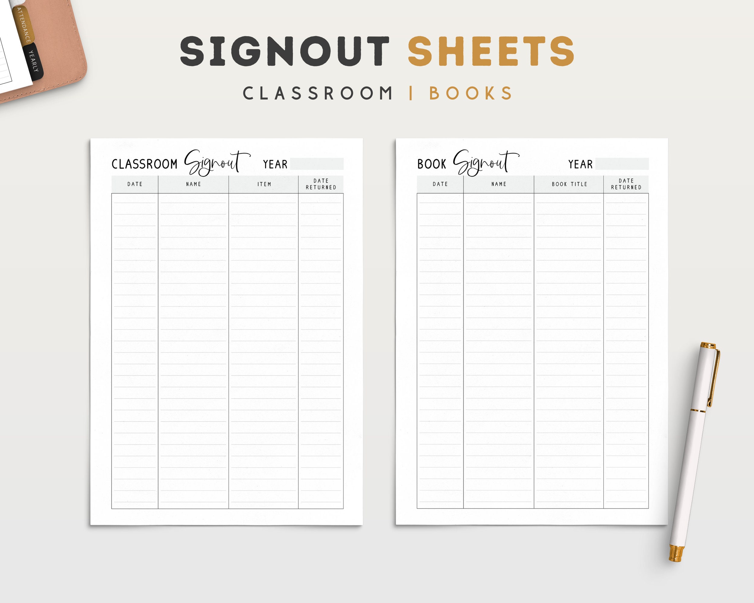 Printable Teacher Planner 2022 2023 Academic Planner - Etsy Canada