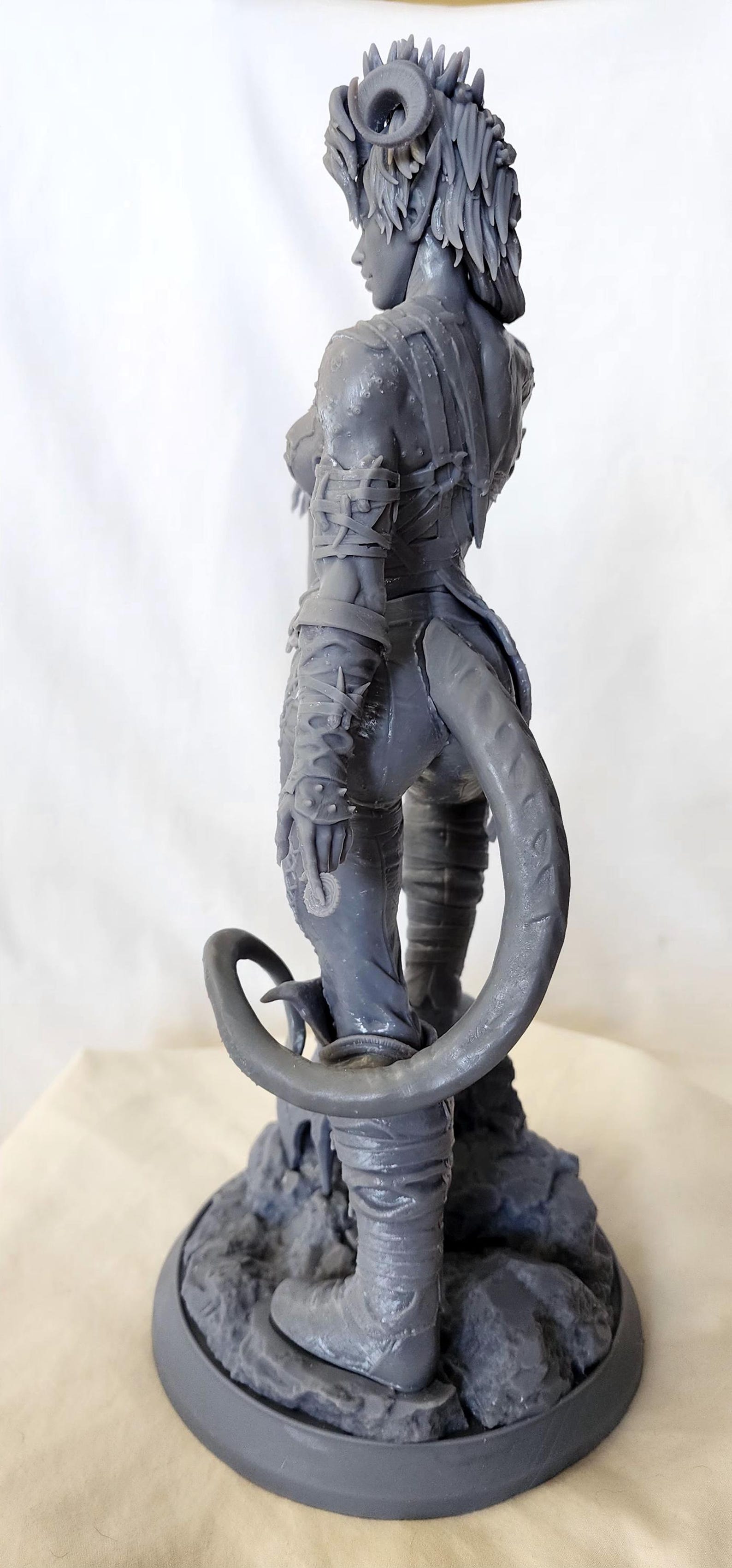 Karlach Cliffgate Baldur's Gate Resin Printed Statue Paintable - Etsy