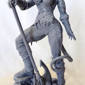 Karlach Cliffgate Baldur's Gate Resin Printed Statue Paintable - Etsy ...