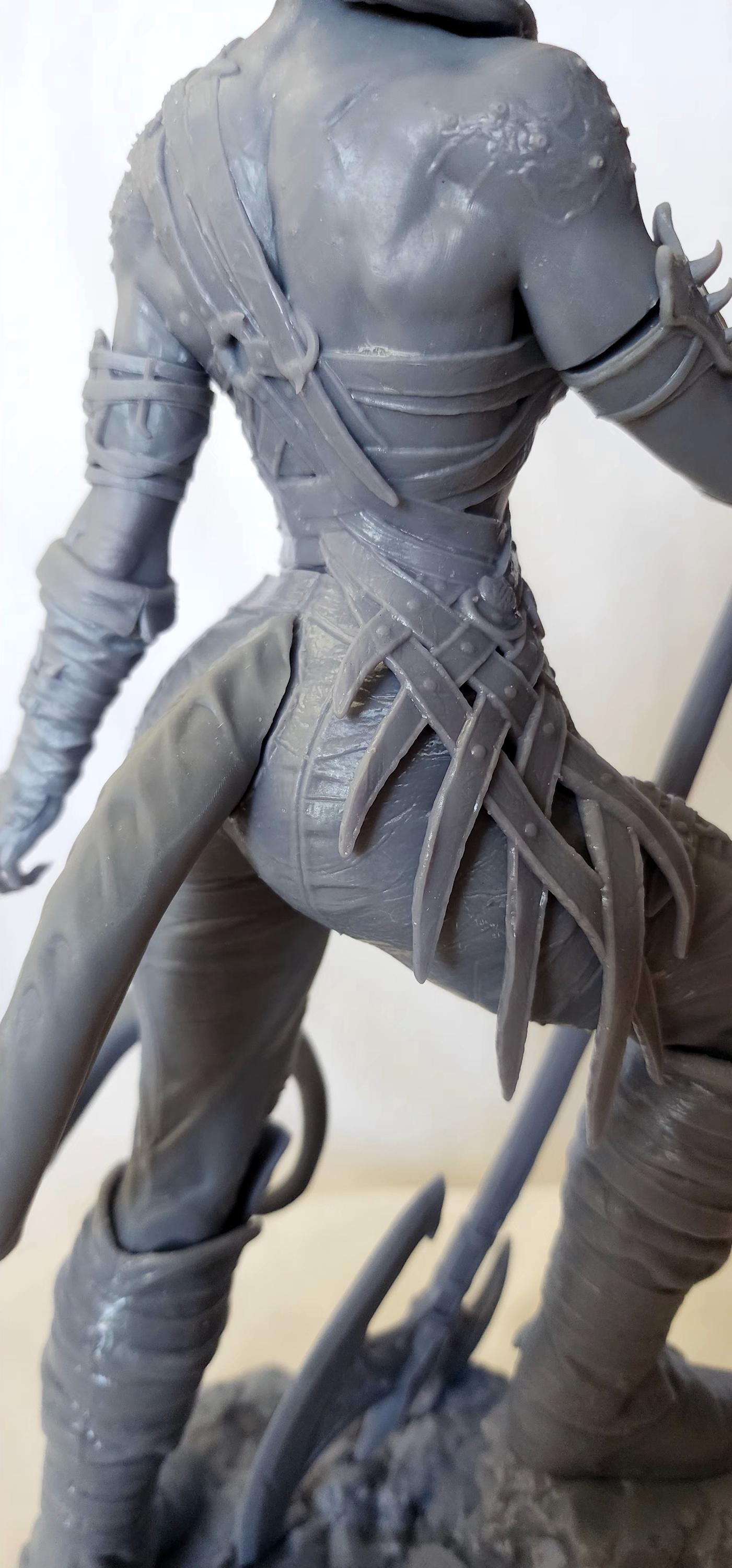 Karlach Cliffgate Baldur's Gate Resin Printed Statue Paintable - Etsy ...