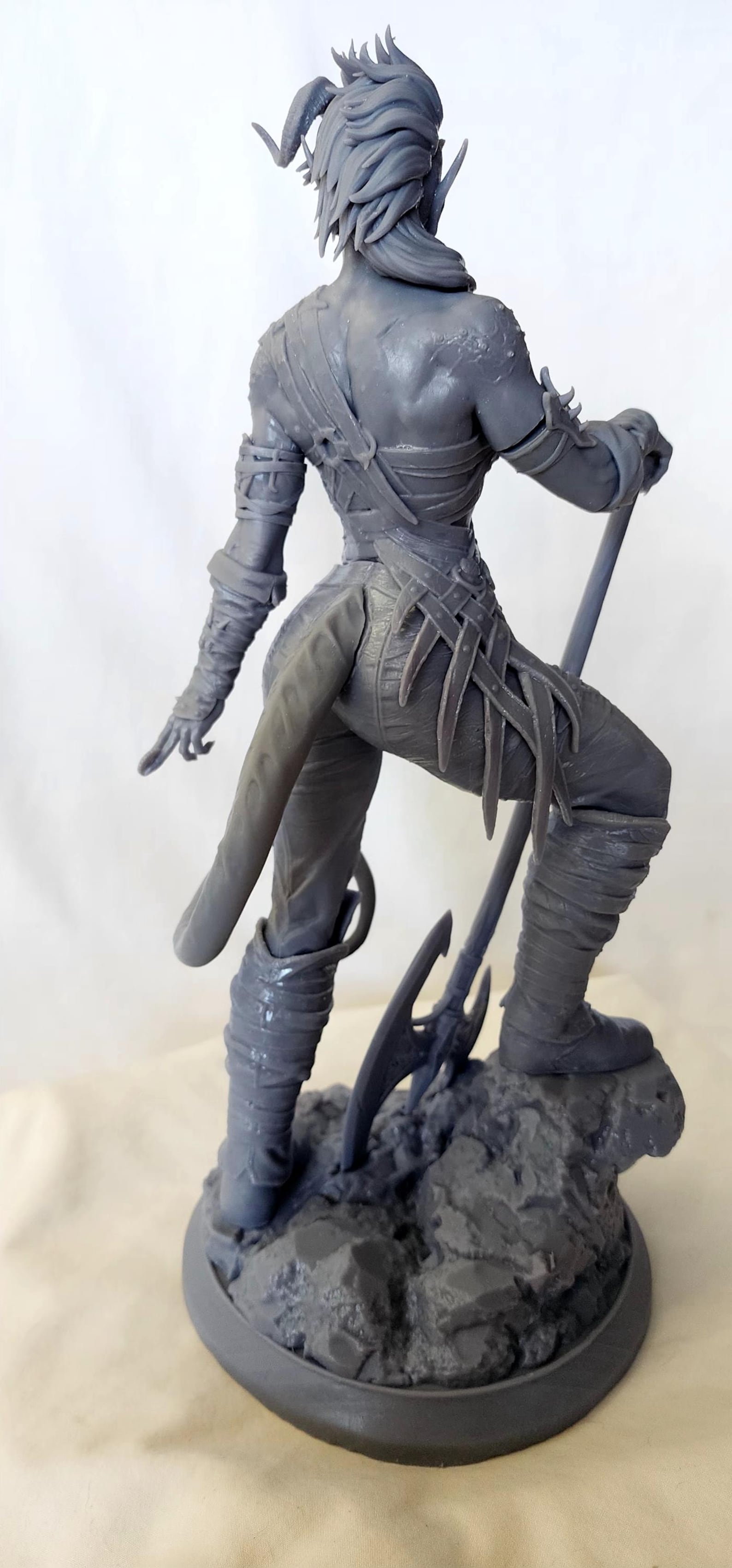 Karlach Cliffgate Baldur's Gate Resin Printed Statue Paintable - Etsy