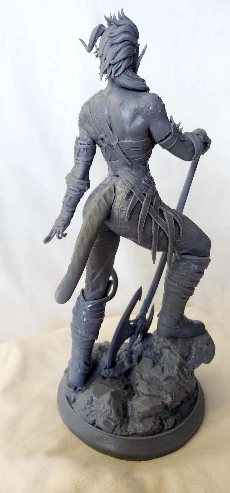 Karlach Cliffgate Baldur's Gate Resin Printed Statue Paintable - Etsy ...