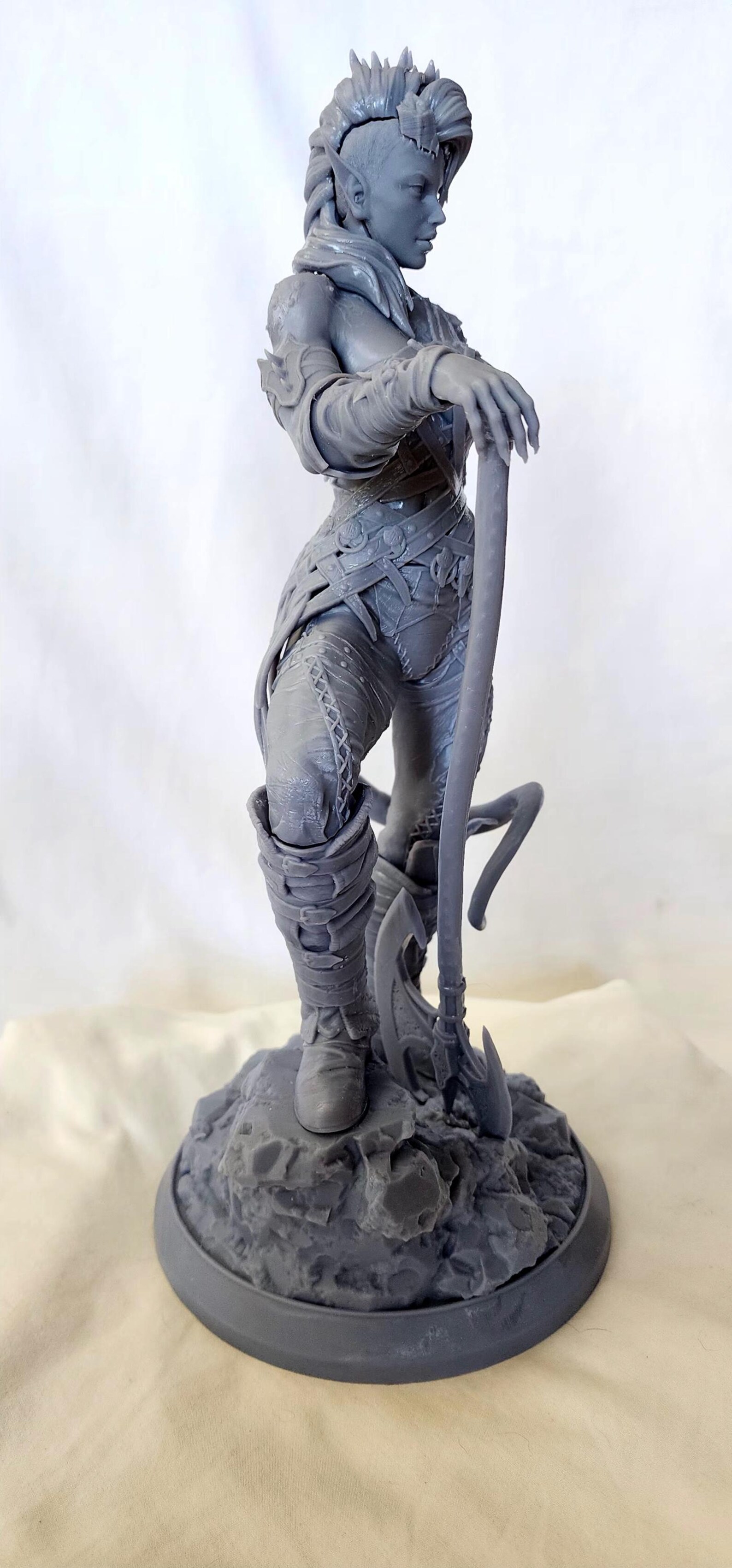 Karlach Cliffgate Baldur's Gate Resin Printed Statue Paintable - Etsy