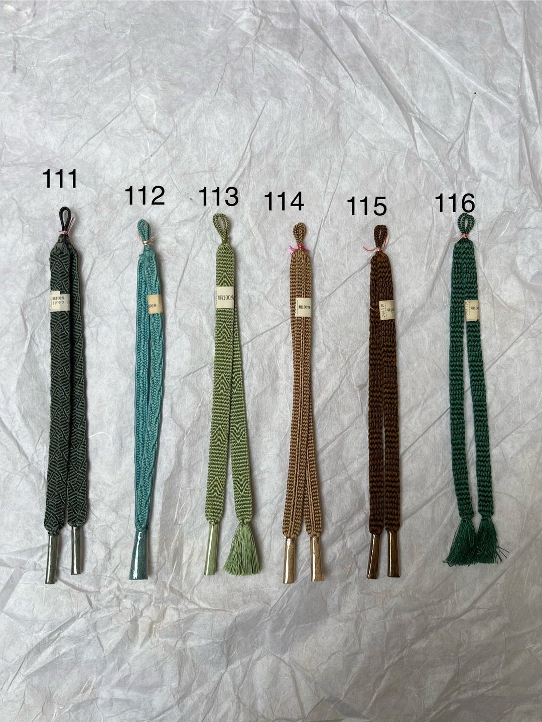 Haori Himo, Vintage Kimono Jacket Ties, Kimono Accessory, Haori Strings ...