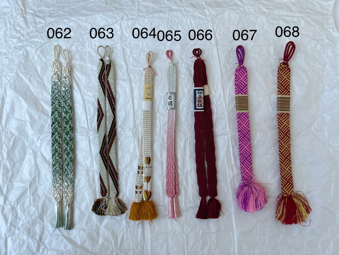 Haori Himo, Vintage Kimono Jacket Ties, Kimono Accessory, Haori, Haori ...