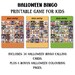 Halloween Bingo Game Printable - Fun Halloween-themed Activity for Kids ...