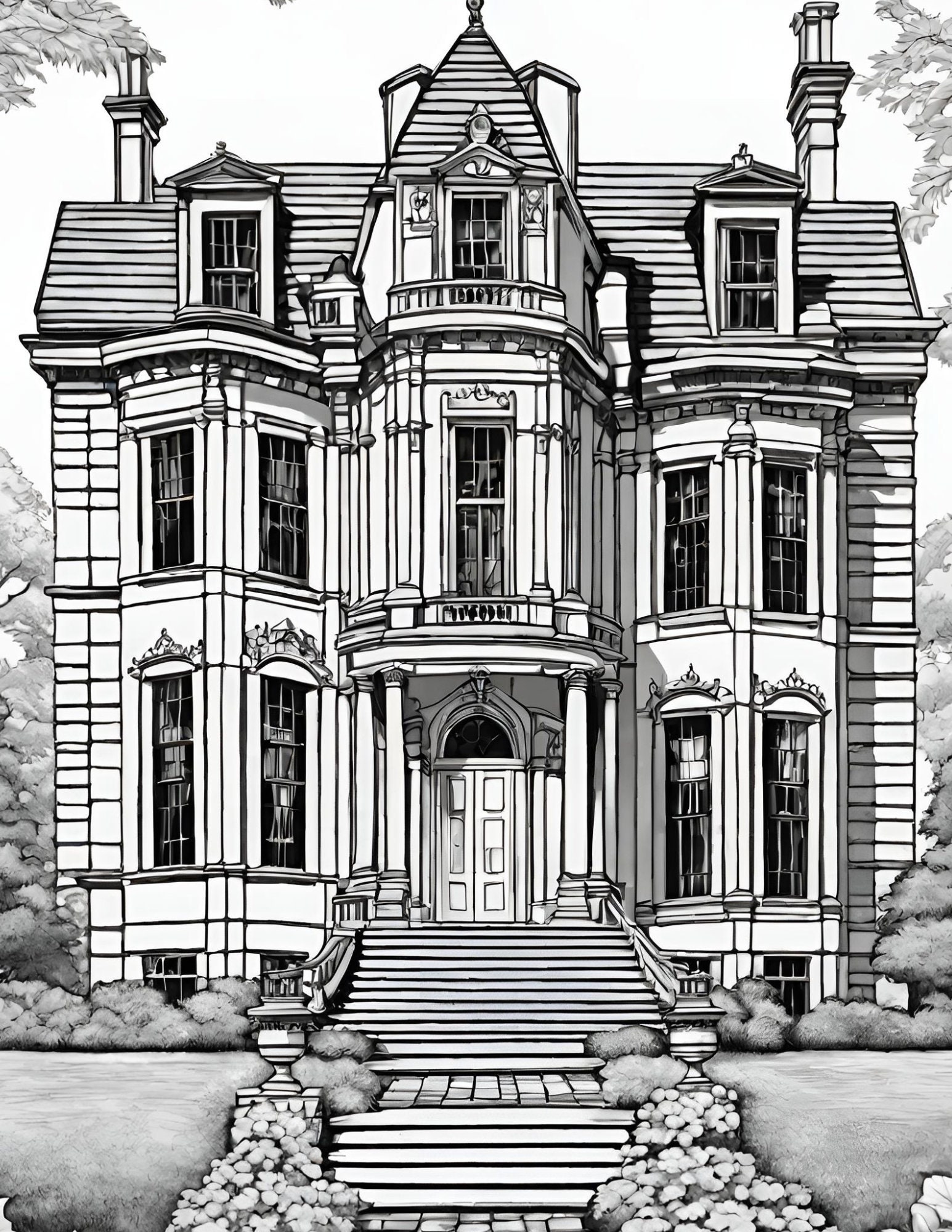 12 Grey-scale Colouring Pages for Adults Relax and Unwind With a ...