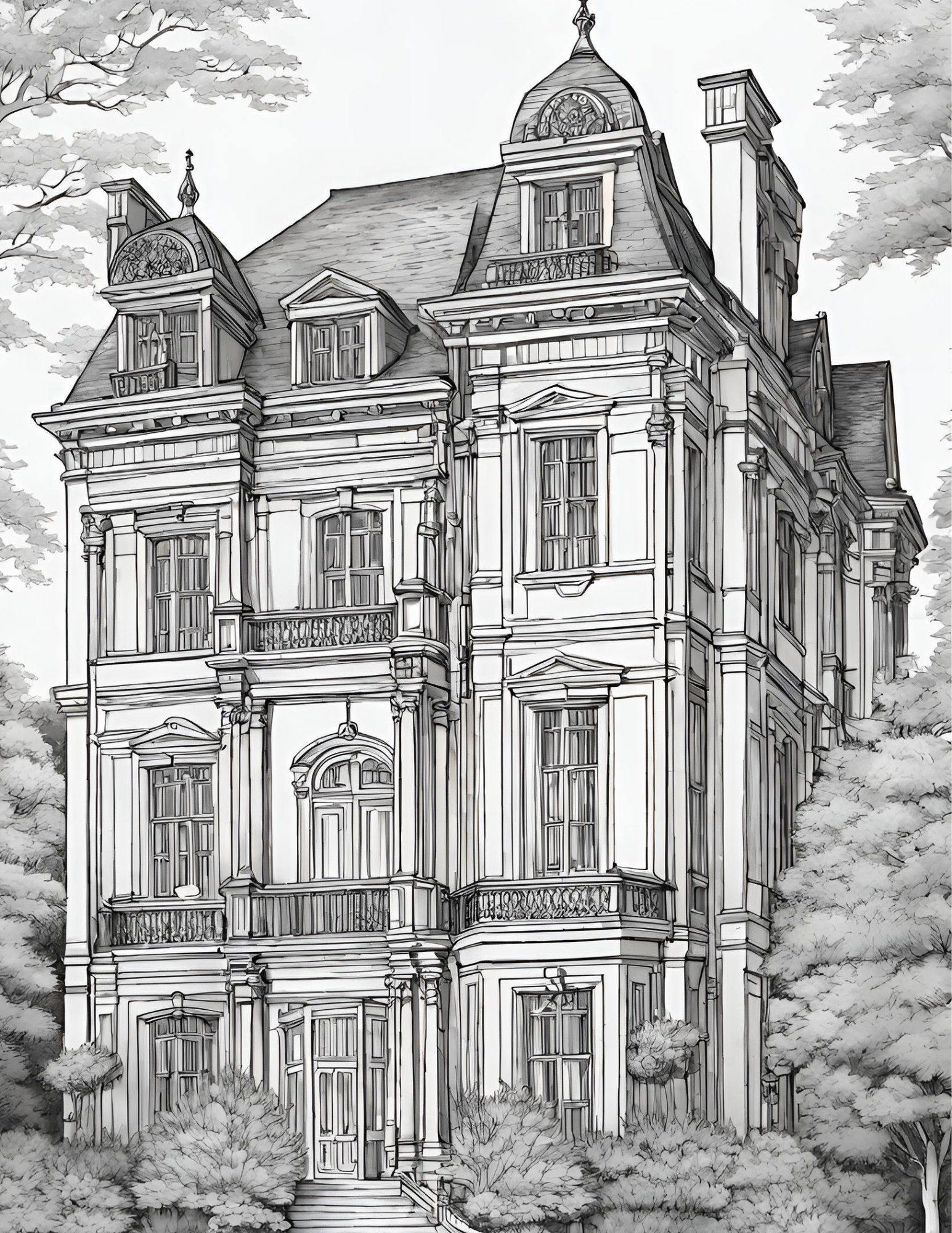 12 Grey-scale Colouring Pages for Adults Relax and Unwind With a ...