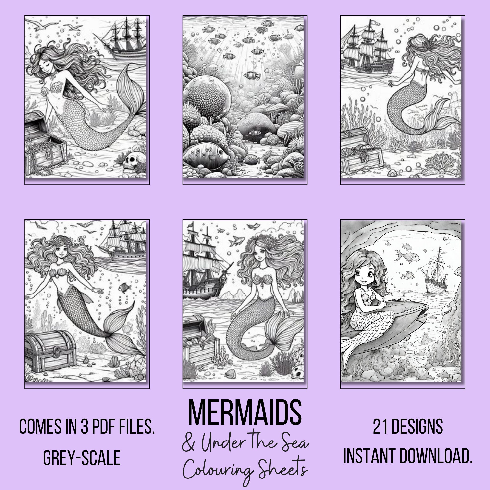 Grey Scale Colouring Pages, Stress Relieving, Anxiety Management and ...
