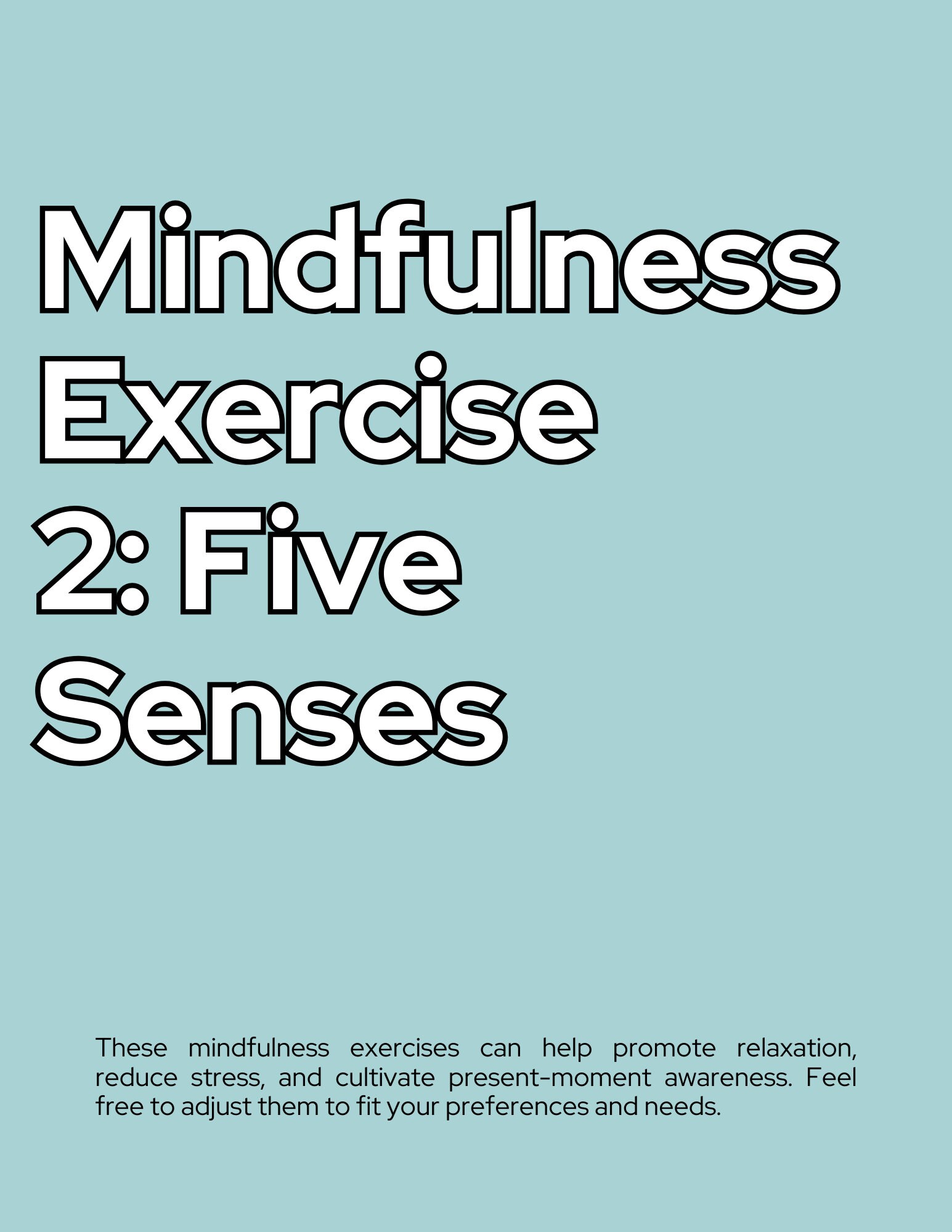 Progressive Muscle Relaxation Exercise and 2 Mindfulness Exercises in ...