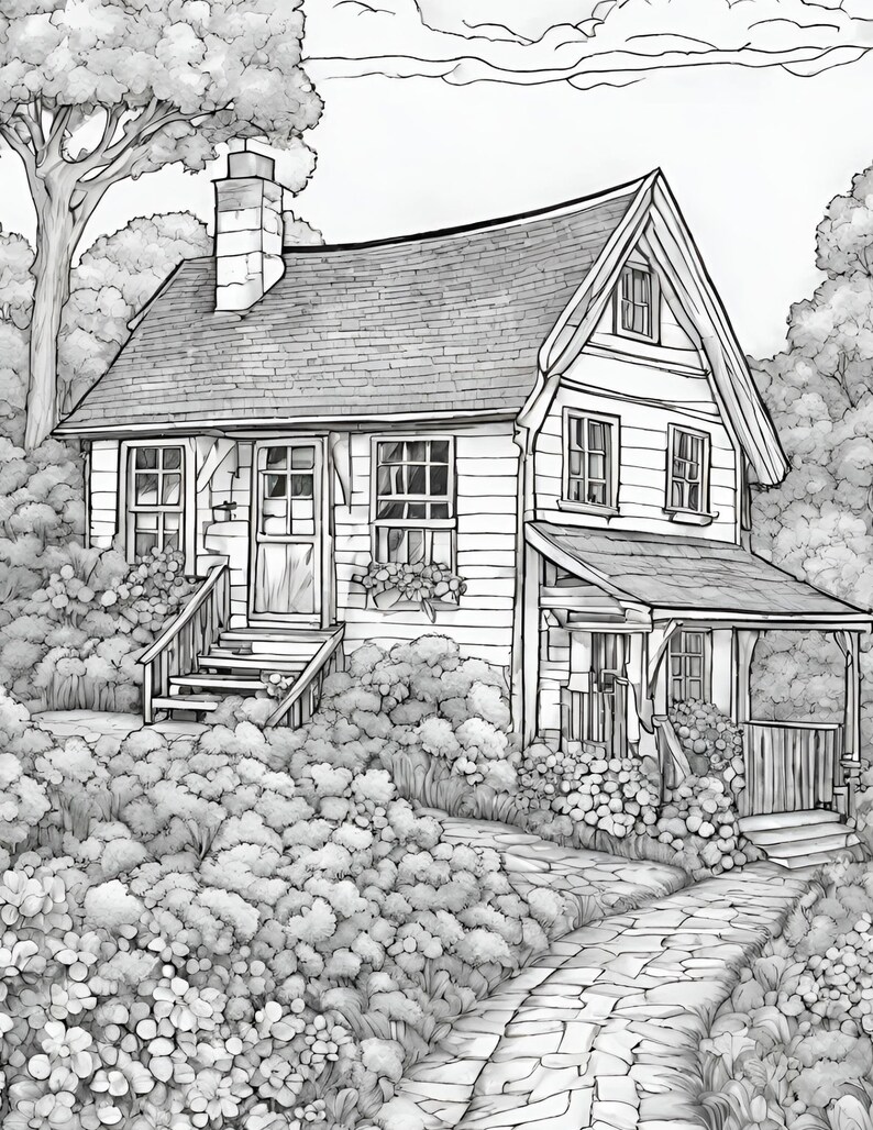 12 Grey-scale Colouring Pages for Adults Relax and Unwind With a ...