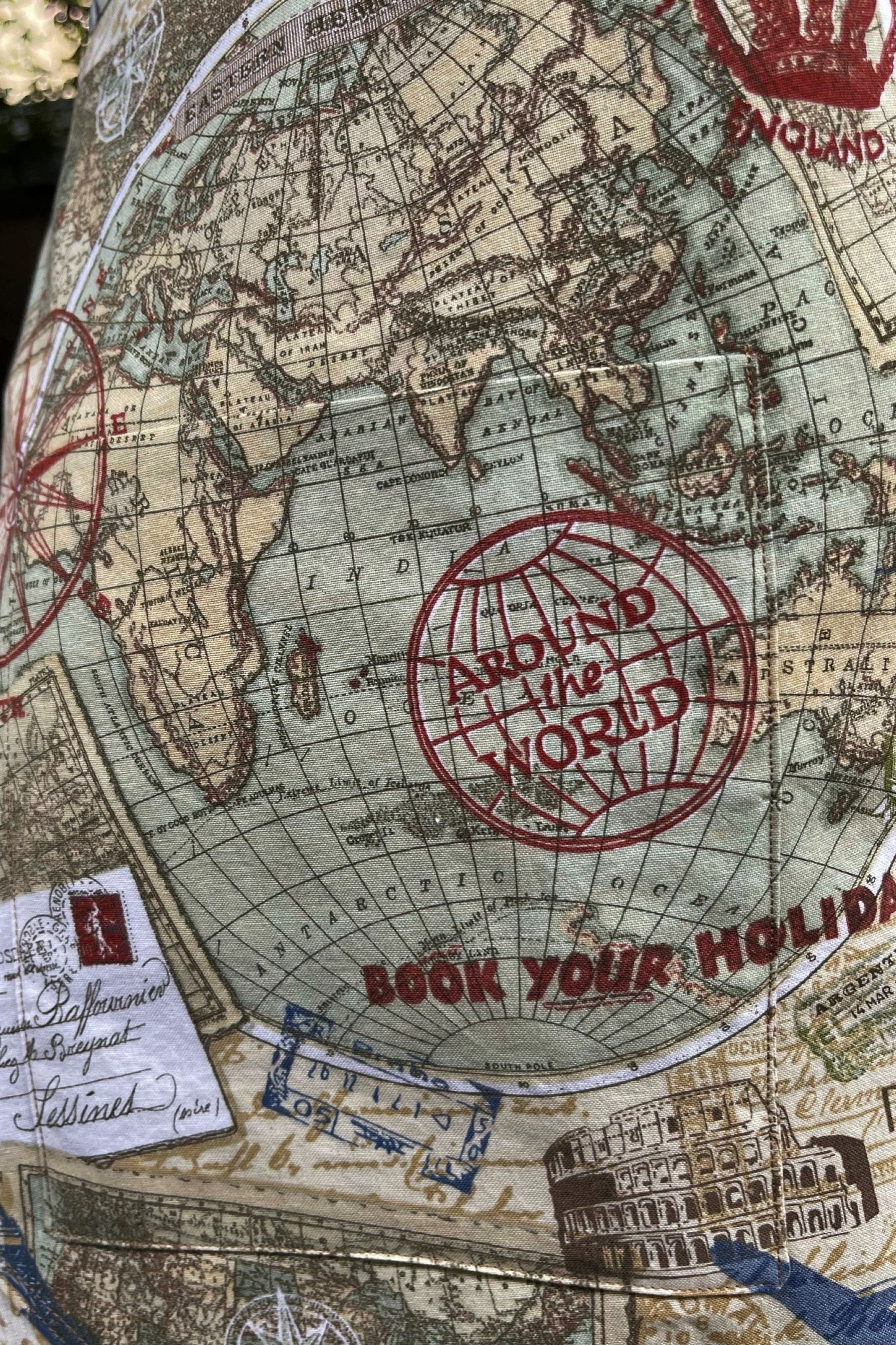 Let's Travel to Europe Map in Muted Brown Featured on Full | Etsy