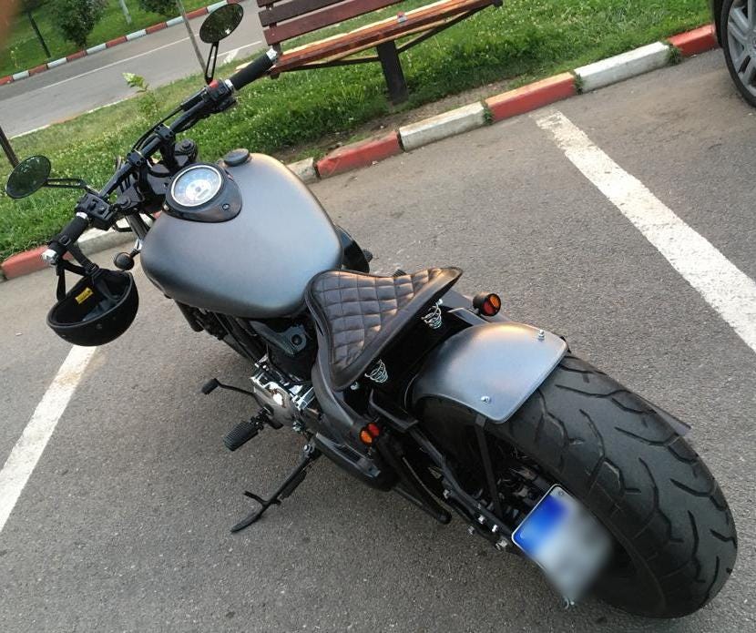 Bobber Rear Fender, Yamaha Dragstar 1100-650 Bobber Rear Fender ...