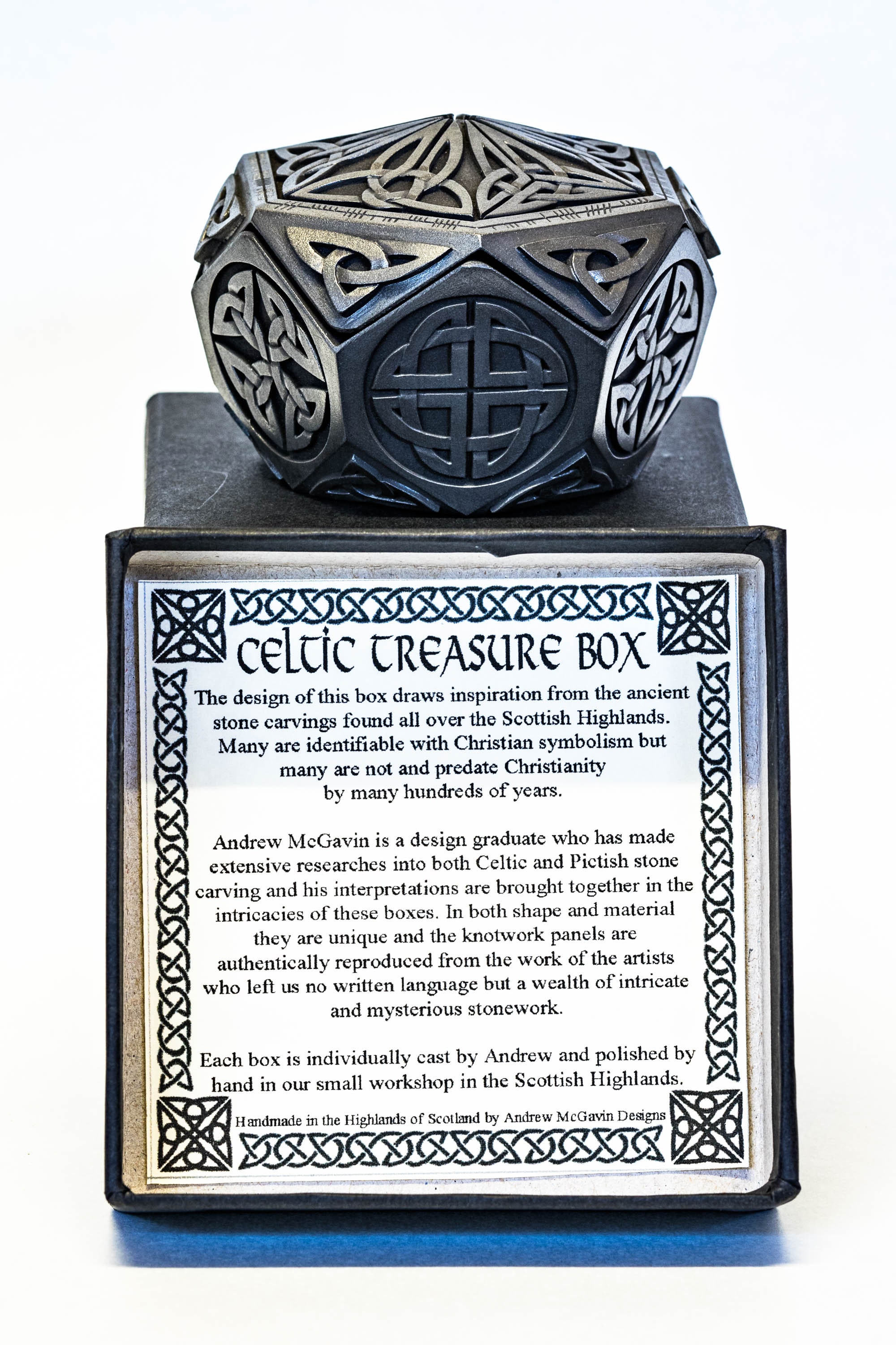 Small Hexagon Celtic Treasure Box: Scottish Trinket Box - Etsy UK