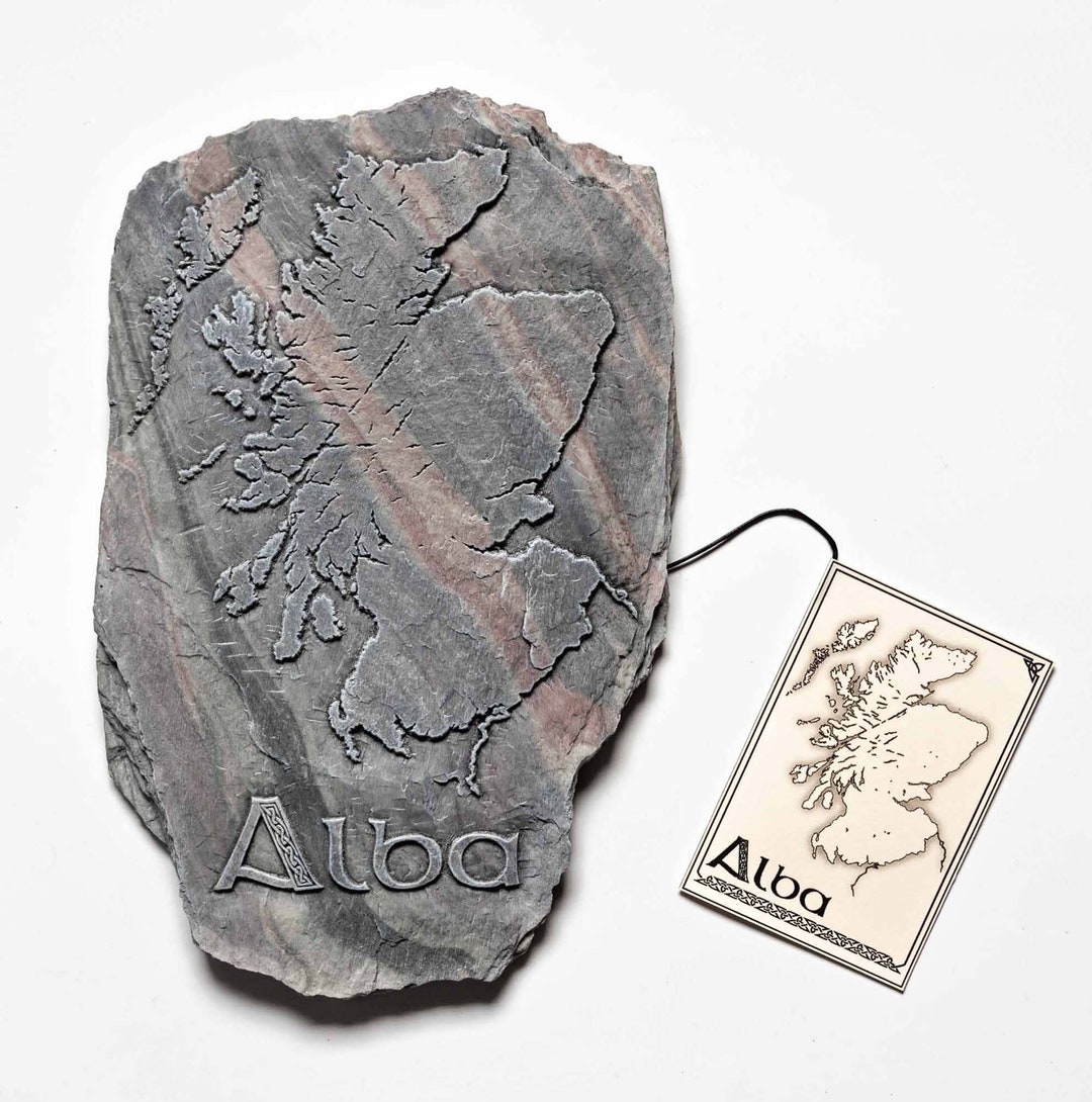 Map of Scotland Wall Plaque, Scottish Map Wall Art, Alba Wall Art ...