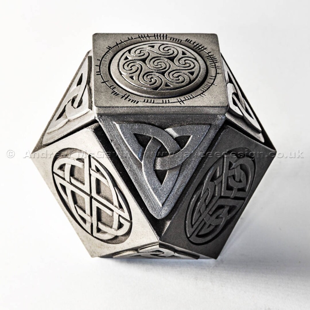 Medium Cube Celtic Treasure Box Geometric Box Unique - Etsy UK
