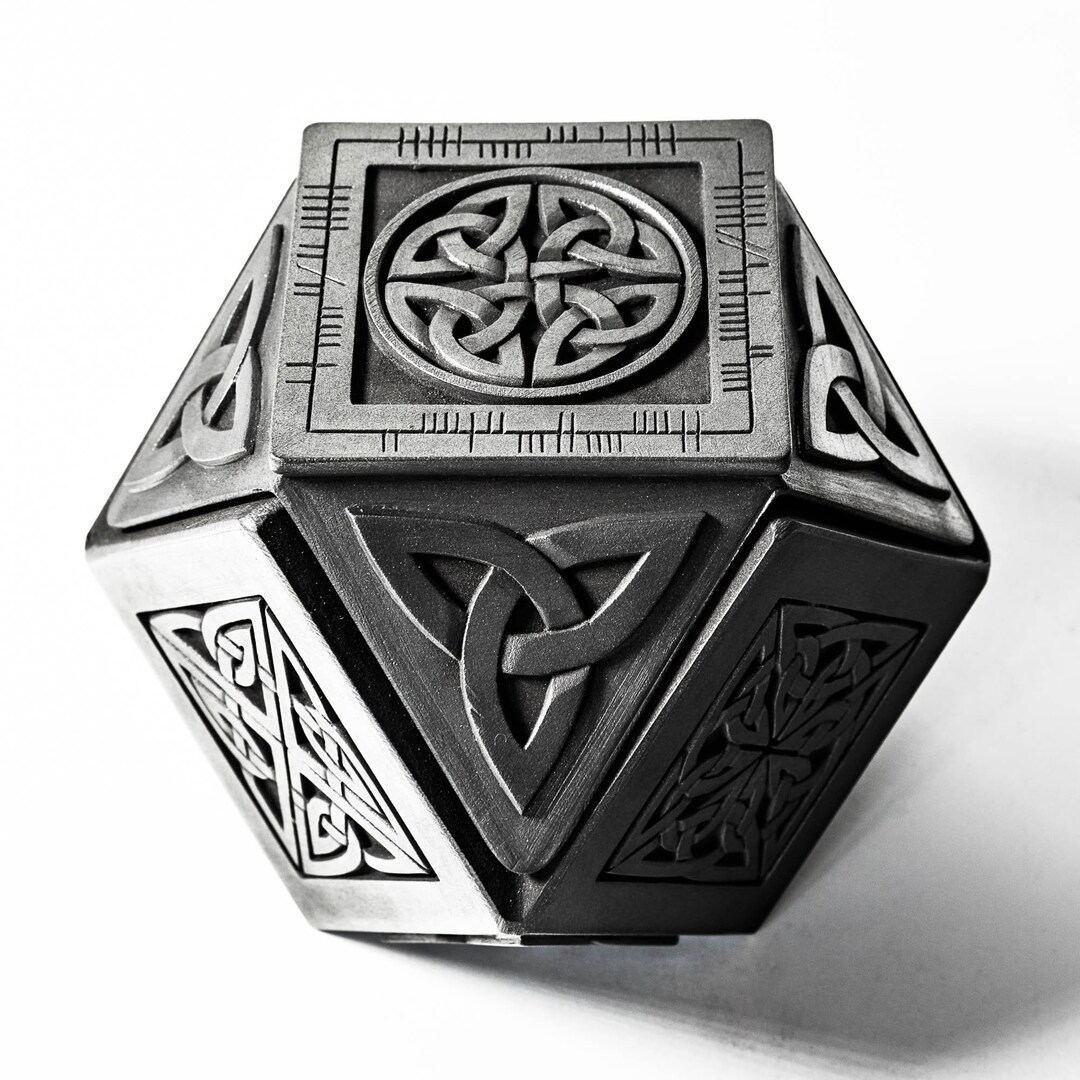 Cube Celtic Treasure Box | LC |scottish Gift | Geometric Design Trinket ...