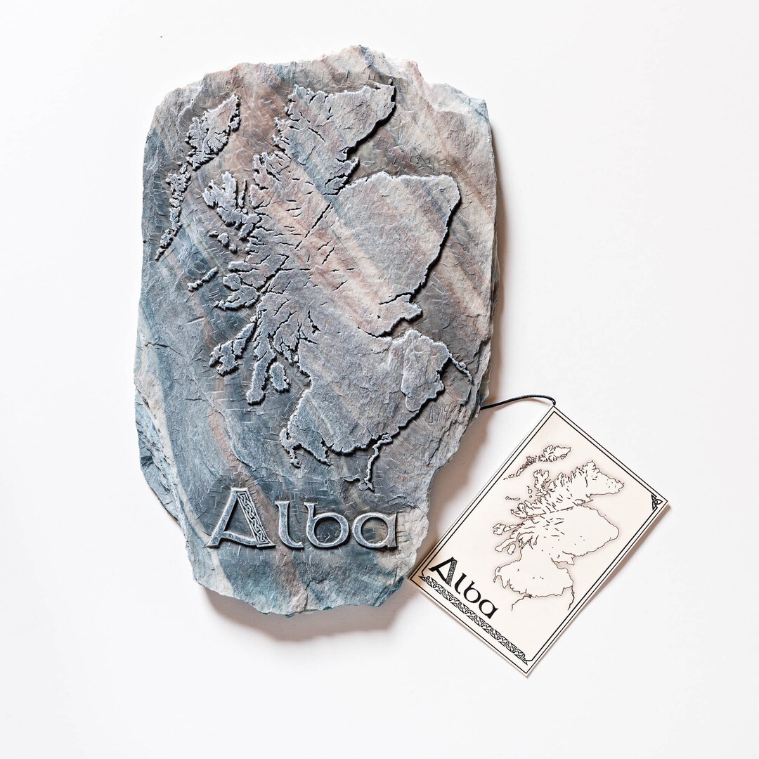 Map of Scotland Wall Plaque, Scottish Map Wall Art, Alba Wall Art ...