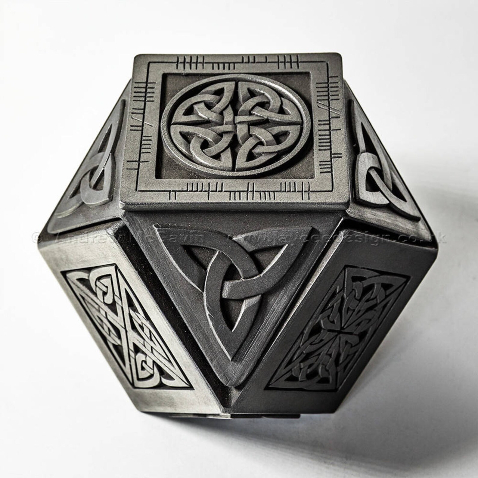 Cube Celtic Treasure Box LC scottish Gift Geometric | Etsy