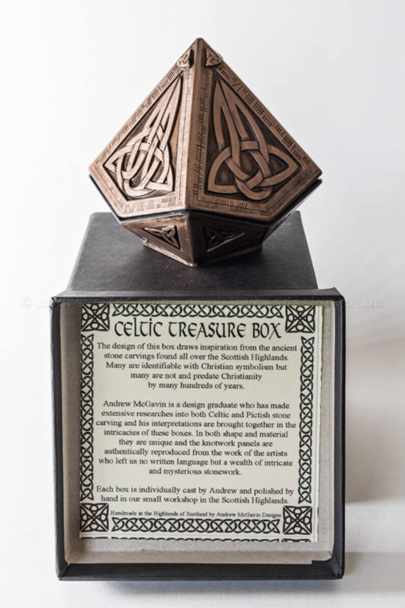 Copper Pyramid Treasure Box | Etsy