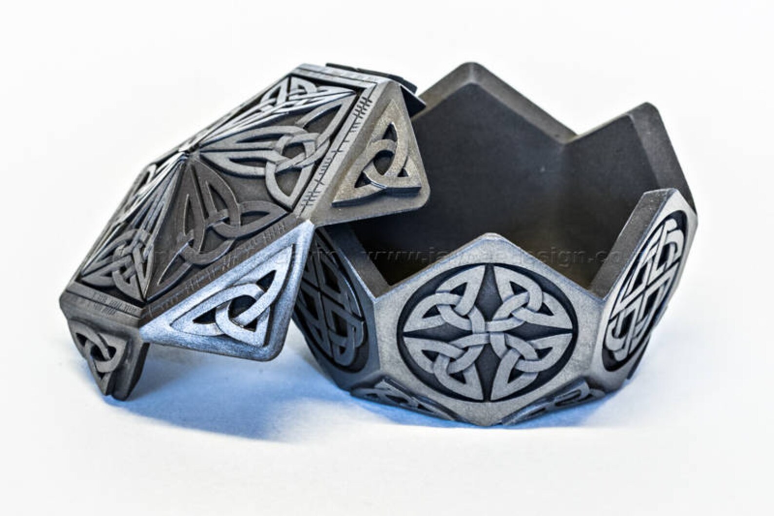 Small Hexagon Celtic Treasure Box Geometric Box Trinket Box - Etsy UK