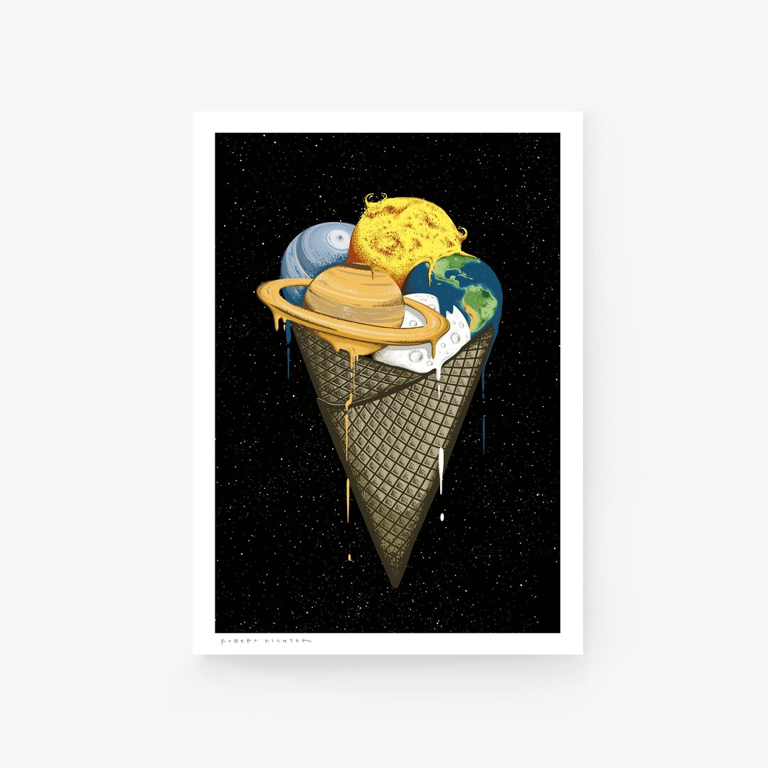 Galactic Ice Cream - Etsy