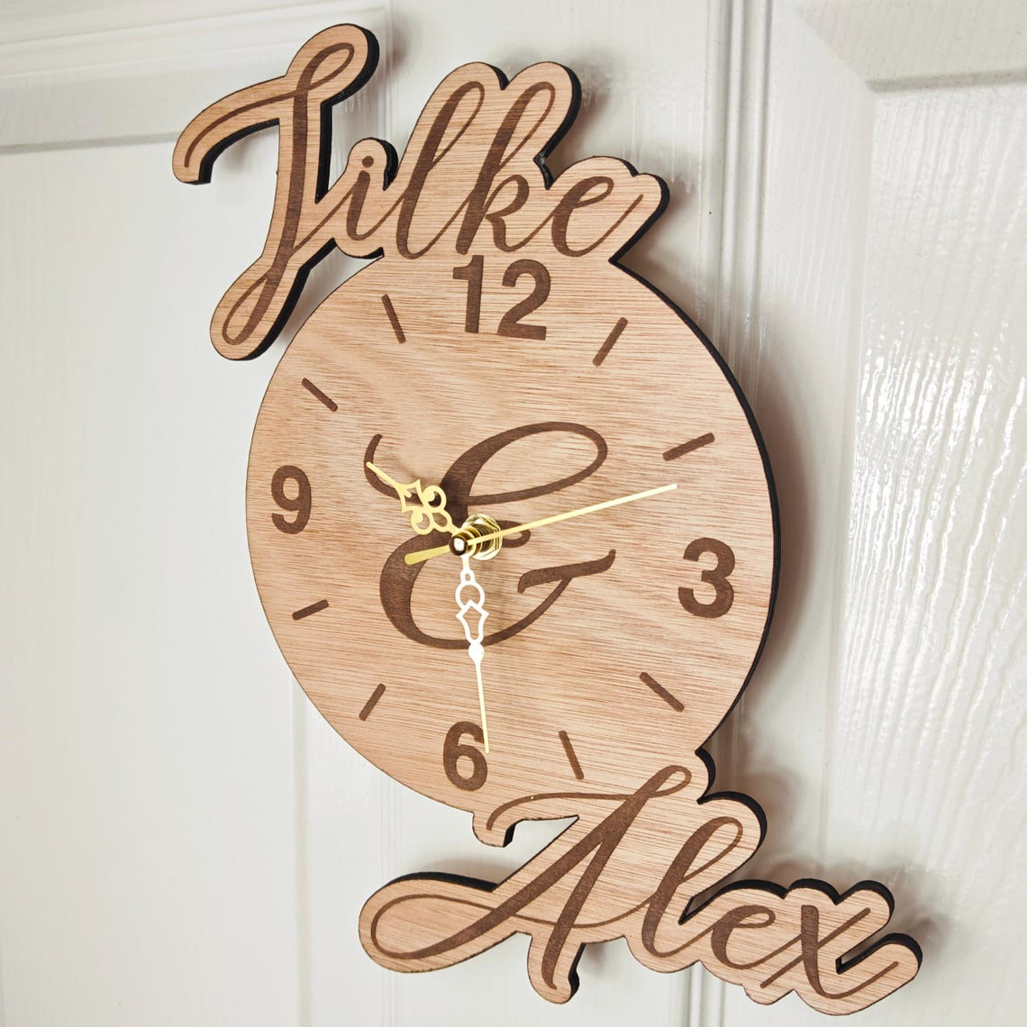 Custom Made Personalised Bespoke Wood Wooden Laser Cut Engraved Wall ...