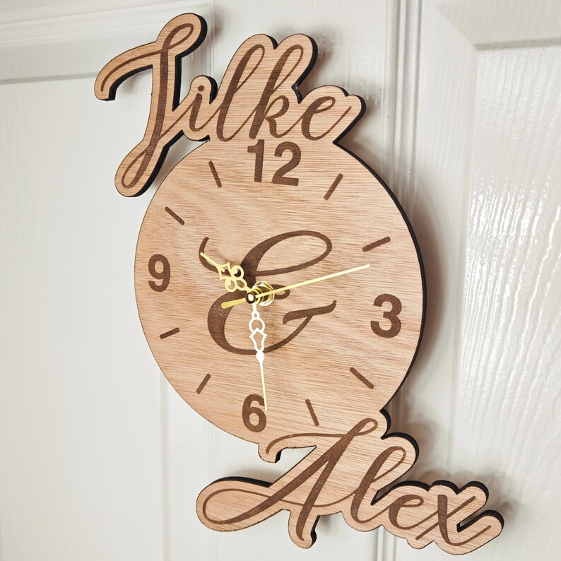 Custom Made Personalised Bespoke Wood Wooden Laser Cut Engraved Wall ...