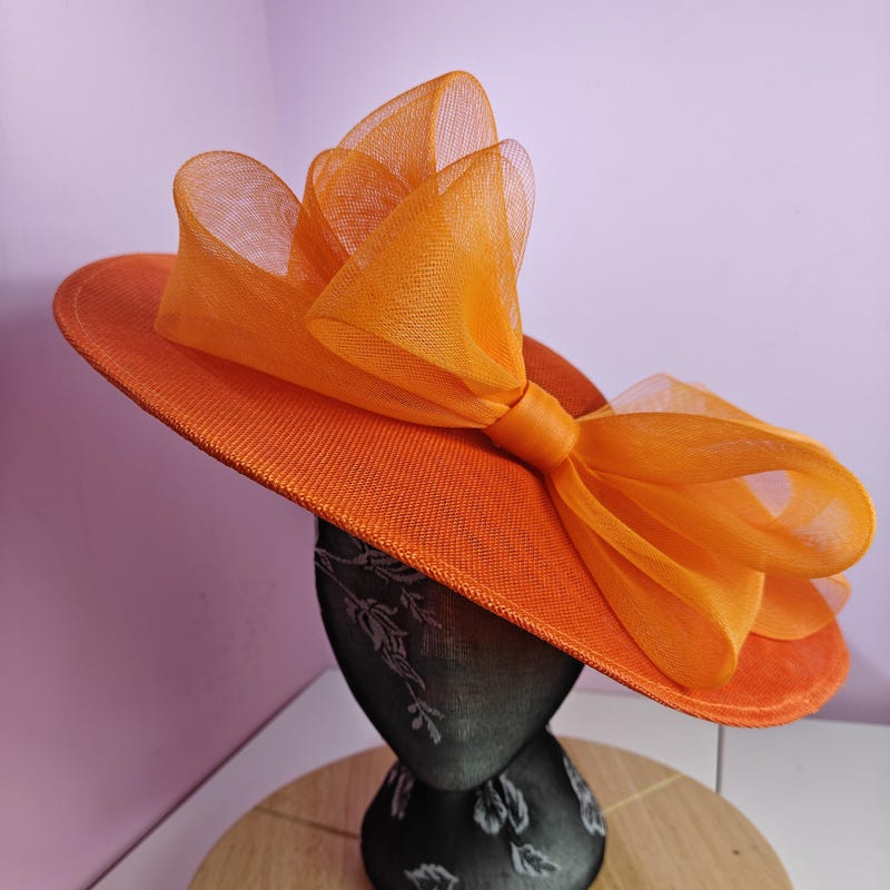 Wedding Hat and Orange - Etsy UK