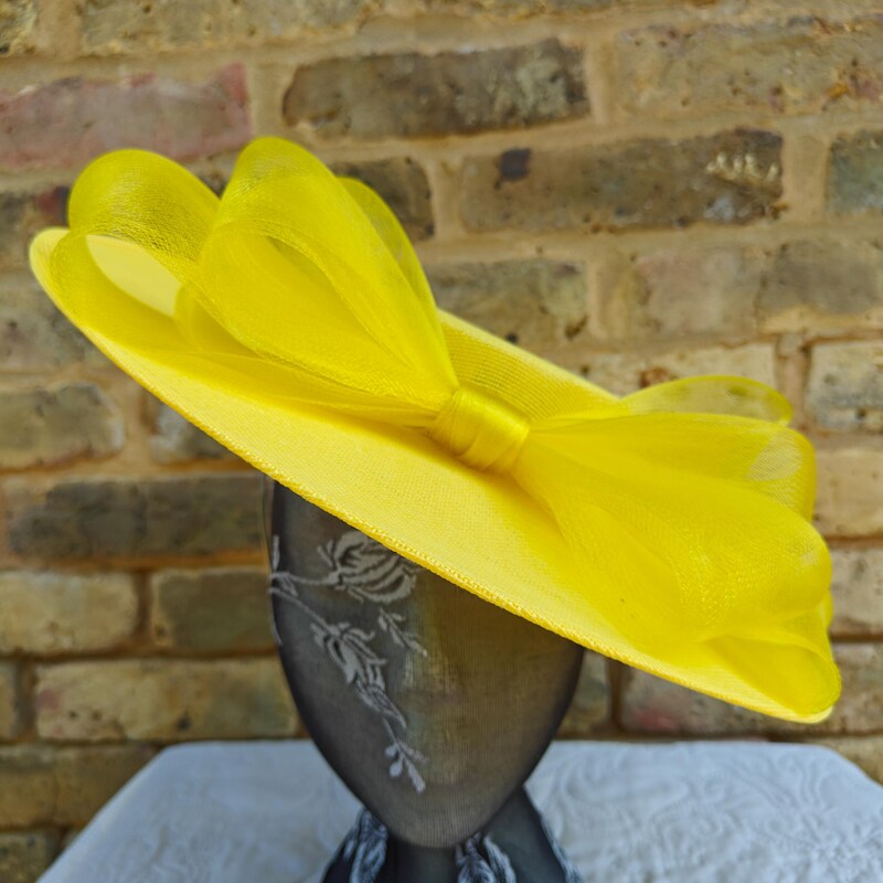 Yellow Fascinators for Weddings - Etsy UK
