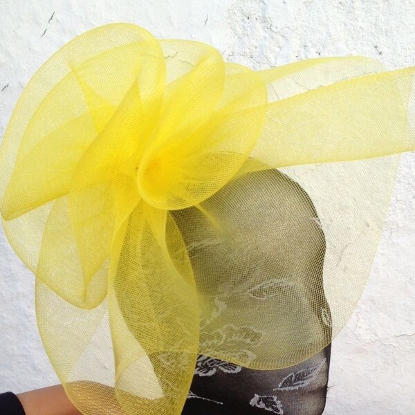 Yellow Fascinators for Weddings - Etsy UK