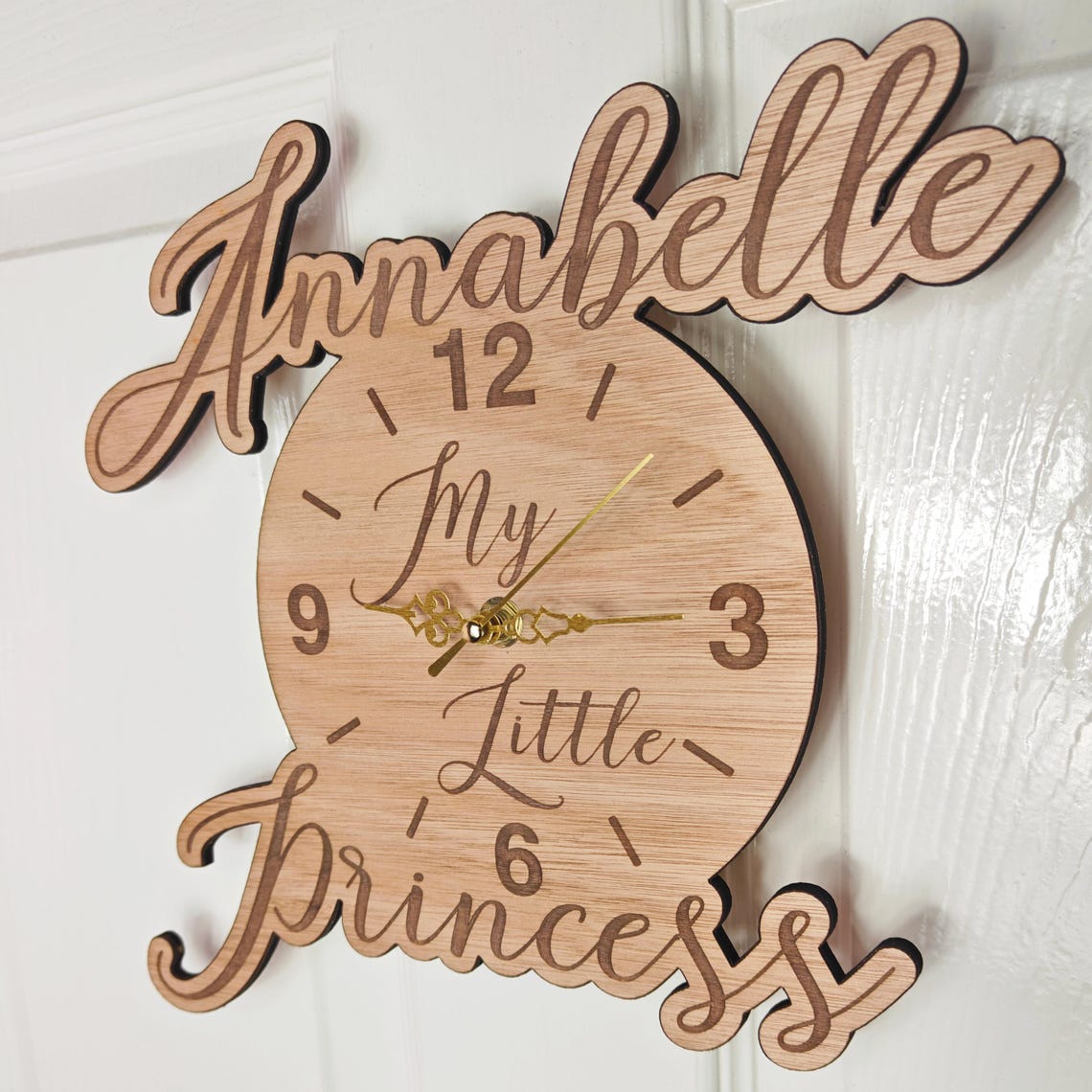 Custom Made Personalised Bespoke Wood Wooden Laser Cut Engraved Wall ...