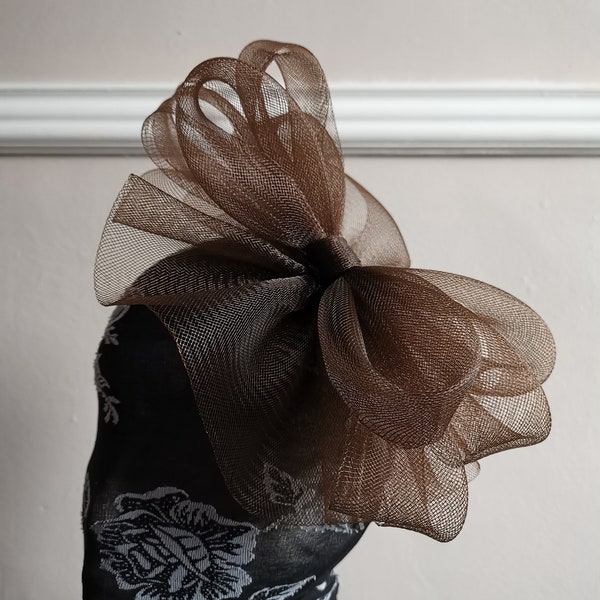 Brown Fascinator - Etsy