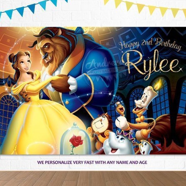 Beauty and the Beast Decorations - Etsy
