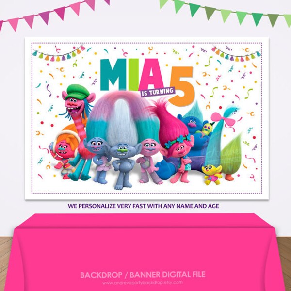 Trolls Poster - Etsy