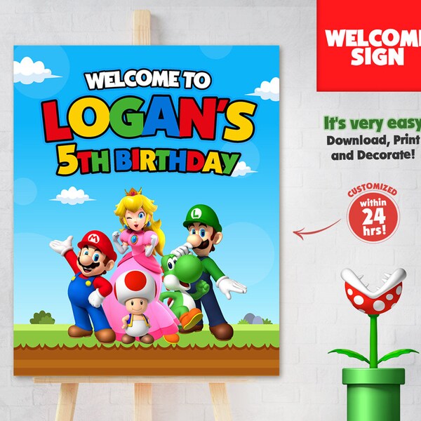 Mario Party Banner - Etsy