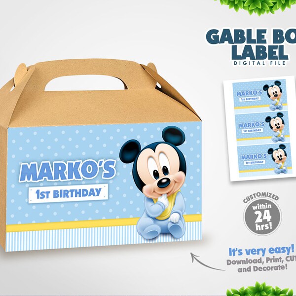 Baby Mickey Mouse - Etsy