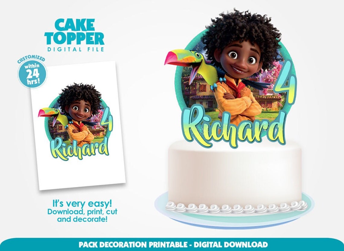 Encanto Cake Topper Encanto Antonio Custom Cake Topper - Etsy