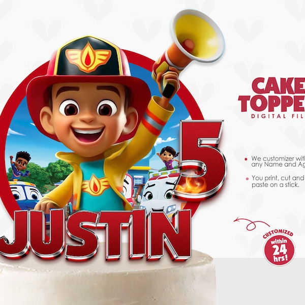 Firebuds Cake Topper - Etsy