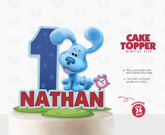 Blues Clues Cake Topper, Blues Clues Birthday, Blues Clues, 40% OFF